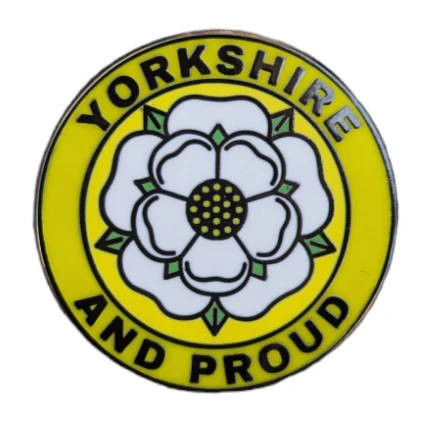 Yorkshire & Proud Pin Badge – Yorkshire Gods Own County