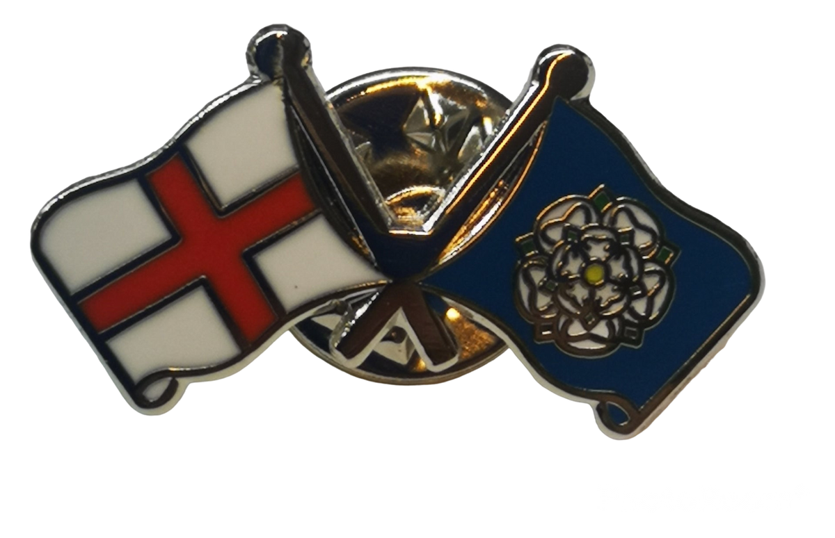 Yorkshire & St George's Pin Badge – Yorkshire Gods Own County